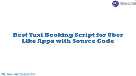 PPT Best Taxi Booking Script For Uber Like Apps With Source Code PowerPoint Presentation ID