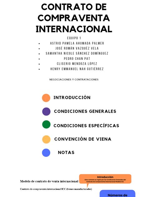 Contrato De Compraventa Internacional Pdf Carta De Crédito