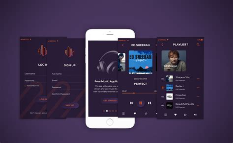 Music Player Mobile App Uxui Design Behance