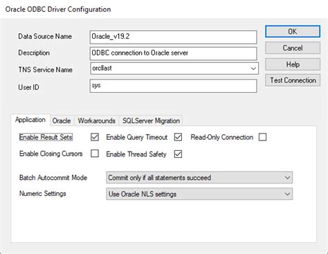 How To Configure Odbc Data Source For Oracle