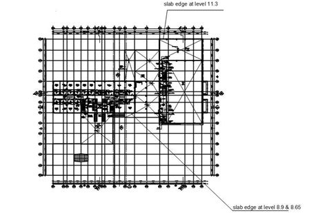 Slab Column And Beam Details Of Structure In Autocad 2d Drawing Dwg File Cad File Cadbull