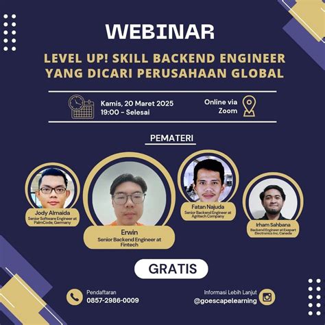 Backend Softwareengieer Programming Go Golang Kafka Eventdriven Jody Almaida Putra