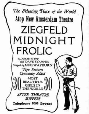 Florenz Ziegfeld Bio Part Iii