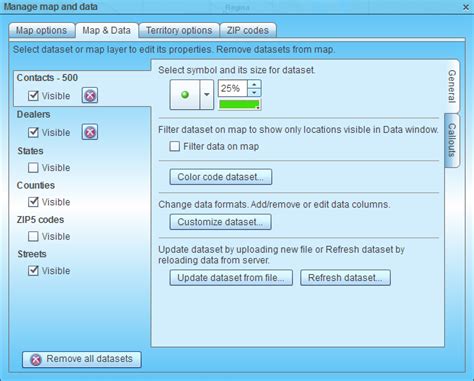 Edit Layer Or Dataset Properties