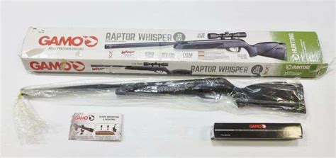 Gamo Raptor Whisper Break Barrel 22 Cal Air Rifle 975 Fps Includes