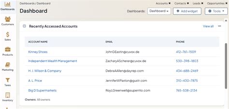 Recently Accessed Account Orocommerce Orocrm And Oroplatform Documentation