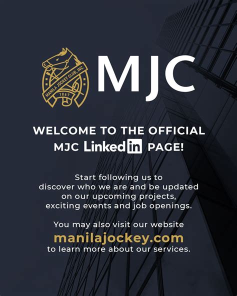Manila Jockey Club Inc On Linkedin Welcome To The Official Mjc
