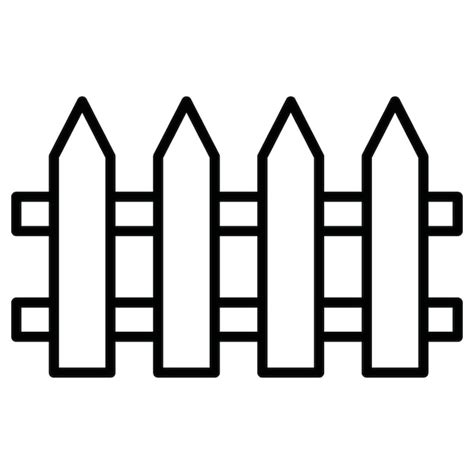 Premium Vector Fence Vector Illustration