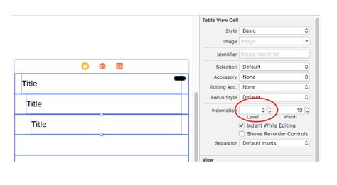 Ios Indenting A Custom Table View Cell Stack Overflow