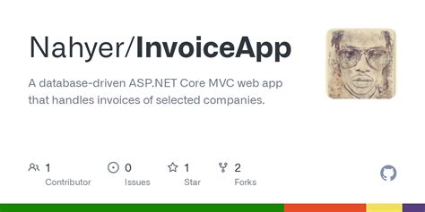 Github Nahyerinvoiceapp A Database Driven Aspnet Core Mvc Web App