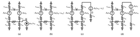 Simplified Circuit Diagrams Used To Find The Noise Transfer Function Of Download Scientific
