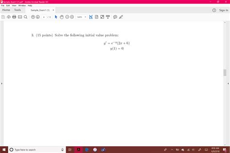solved sample exam1 1 pdf adobe acrobat reader dc file