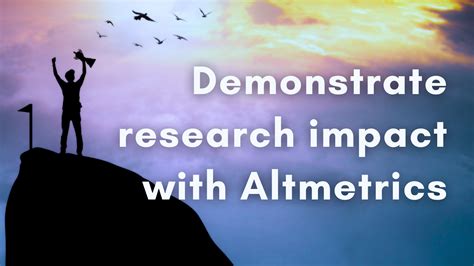 Beyond Citations ⁠— Demonstrate Your Research Impact With Alternative