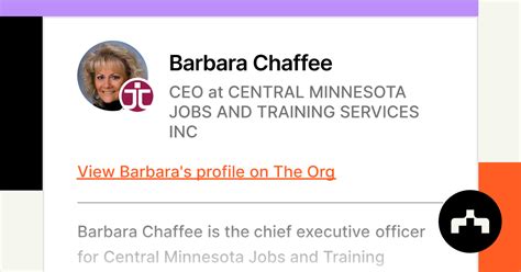 Barbara Chaffee Ceo At Central Minnesota Jobs And Training Services