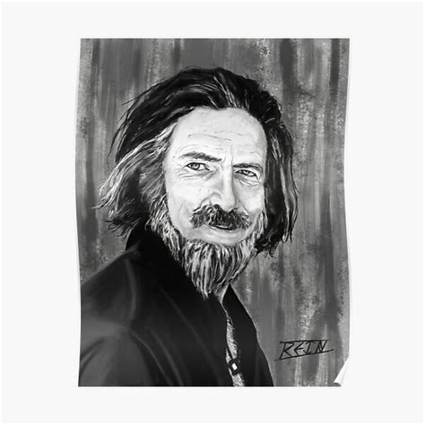 Alan Watts Wall Art Redbubble