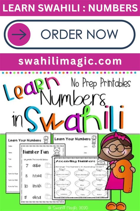 Learn Swahili Numbers Swahili Audio Learning Learning