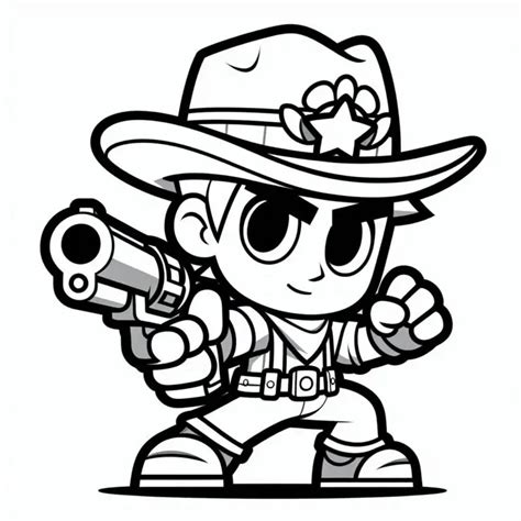 45 Brawl Stars Omalovánky Unikátní K Vytisknutí Pdf