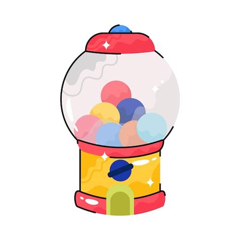 Premium Vector Candy Ball Doodle Vector Filled Outline Sticker Eps 10