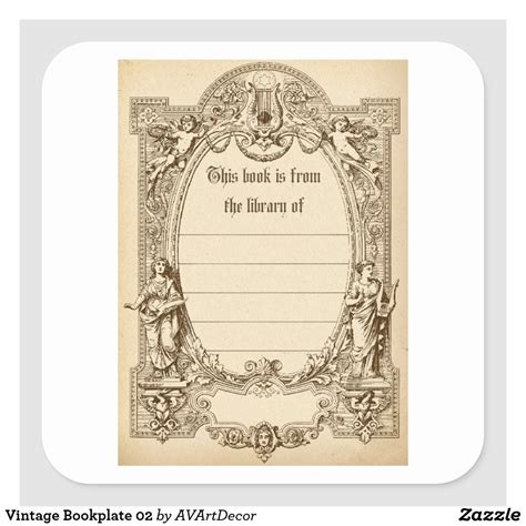 Vintage Bookplates And Labels For Personalizing Your Library Bookplate