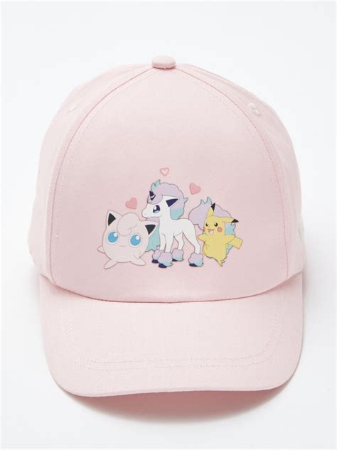 Boné Pokémon Rosa Menina 800€ Kiabi