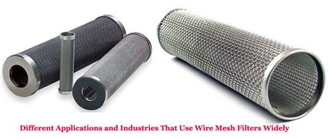 Wire Mesh Filters Price Different Industries Use WireMesh Filters