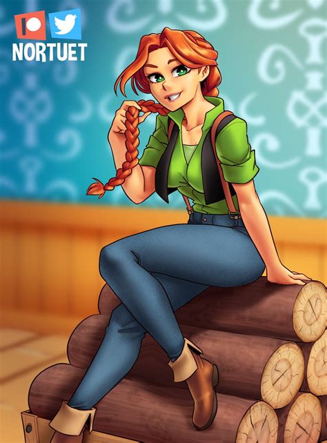 Leah Stardew Valley Drawn By Nortuet Danbooru