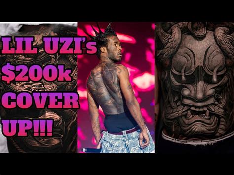 Lil Uzi Back Tattoo