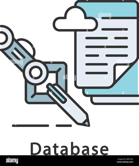 Database Color Icon Data Collecting And Processing Robotic Process
