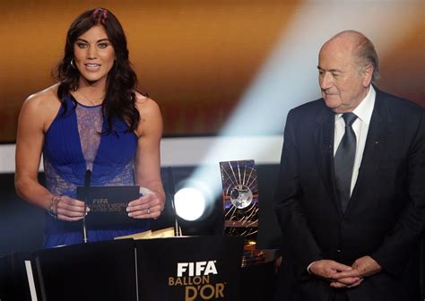 Hope Solo Accuses Ex Fifa President Sepp Blatter Of Grabbing Her Ass