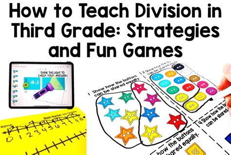Help How To Teach Division In Third Grade Strategies And Fun Games Thrifty In Third Grade