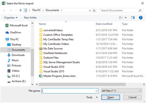 The Getopenfilename Command In Vba Vba And Vbnet Tutorials