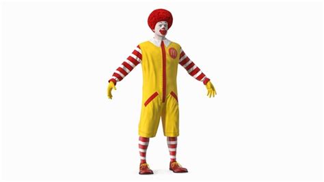 Modelo 3d Payaso De Mcdonalds Turbosquid 2337753