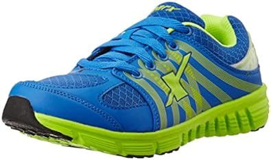 Buy Sparx Men S Sky Blue And Fluorescent Green Running Shoes Uk India Eu Sx At