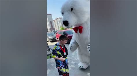 Белый мишка Поздравление Мальчик День рождения Youtube