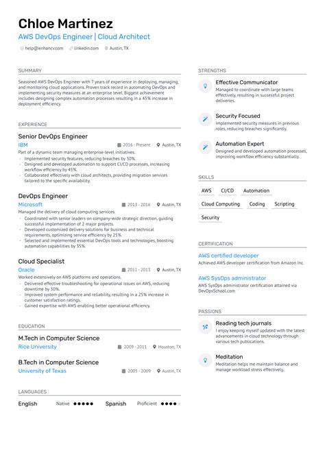 26 Aws Resume Examples And Guide For 2025