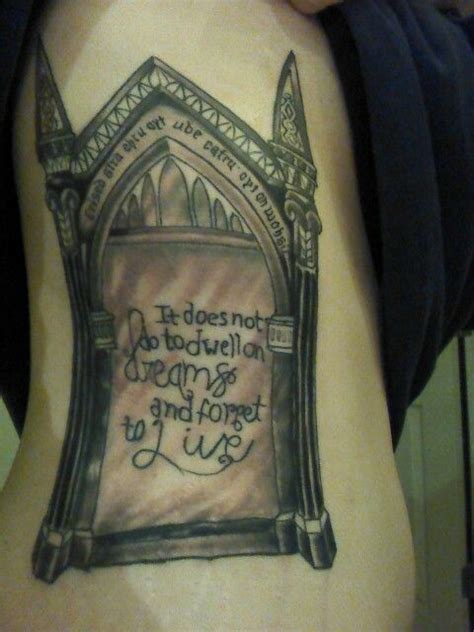 My Mirror Of Erised Tattoo Done By Chuck Tucker At Walls Of Wonder
