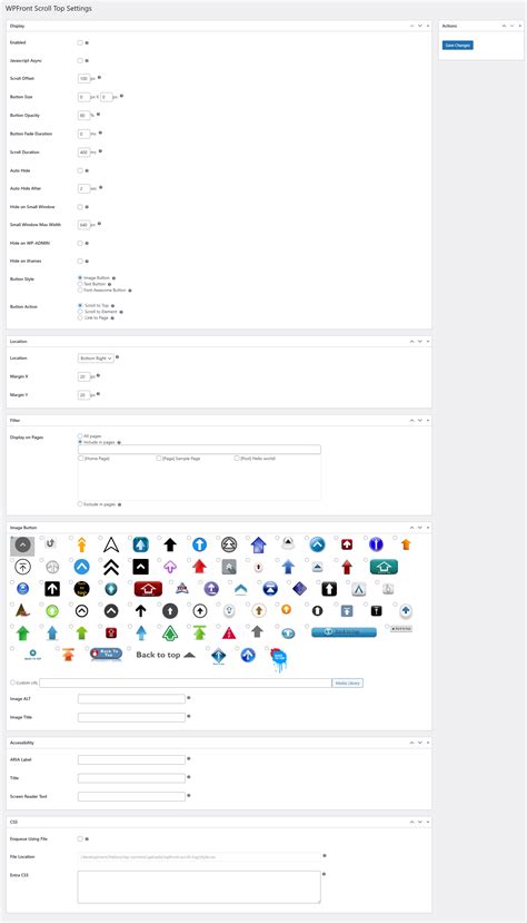 Wpfront Scroll Top Wordpress Plugin