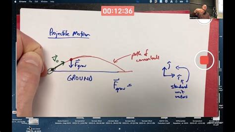 Calc 1 Lec 38a Modeling Projectile Motion With No Air Resistance