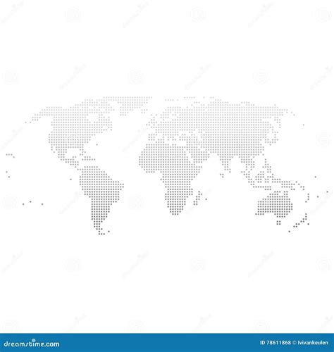 A World Map With Dots Connecting Illustrating A Global Network Royalty