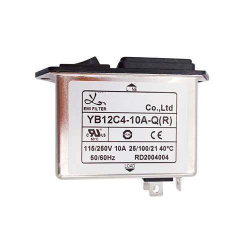 Iec Emc Electric 3in1 Fuse Connector Inlet Power Line Emi Noise Plug Filter With Switch And