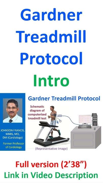 Gardner Treadmill Protocol Youtube