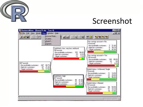 Data Mining Tools R Weka Rapid Miner Orange Pptx