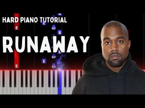 Runaway Kanye West Hard Piano Tutorial Sheet Music Youtube