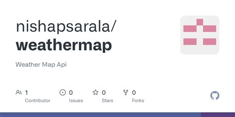 Github Nishapsaralaweathermap Weather Map Api