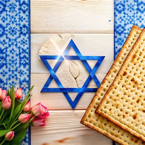 Symbols Of Passover Celebration Stock Illustration Illustration Of