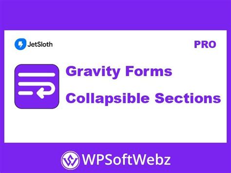 Gravity Forms Collapsible Sections Jetsloth Latest Version