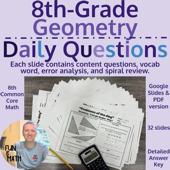 Pythagorean Theorem Angles Volume Daily Questions TPT