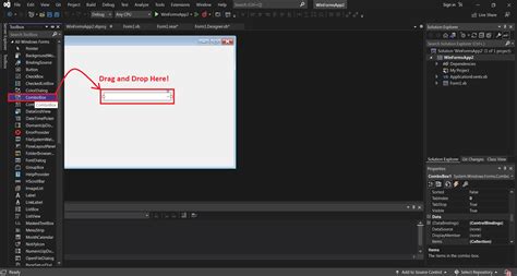 ComboBox Control In VB Net Properties Methods And Events