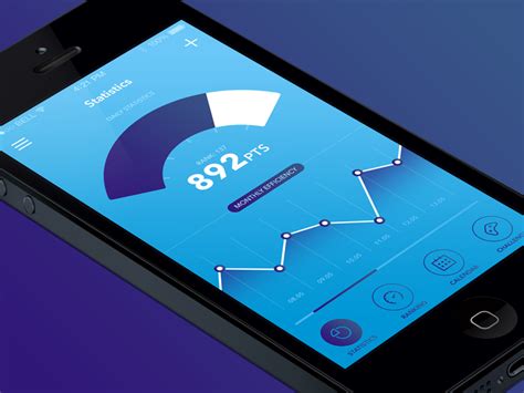 Statistics Screen Mobile App Design Mobile Web Design Mobile Application Design