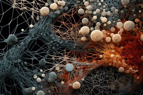 Microscopic Exploration Of Acellular Structures In Biology Premium Ai Generated Image